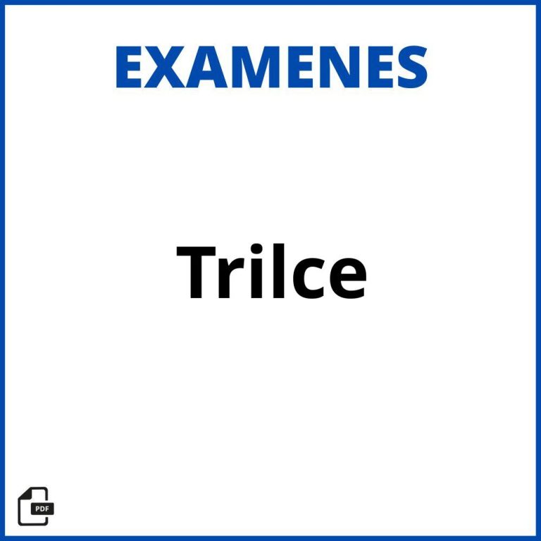 2026 Trilce Examen De Admision