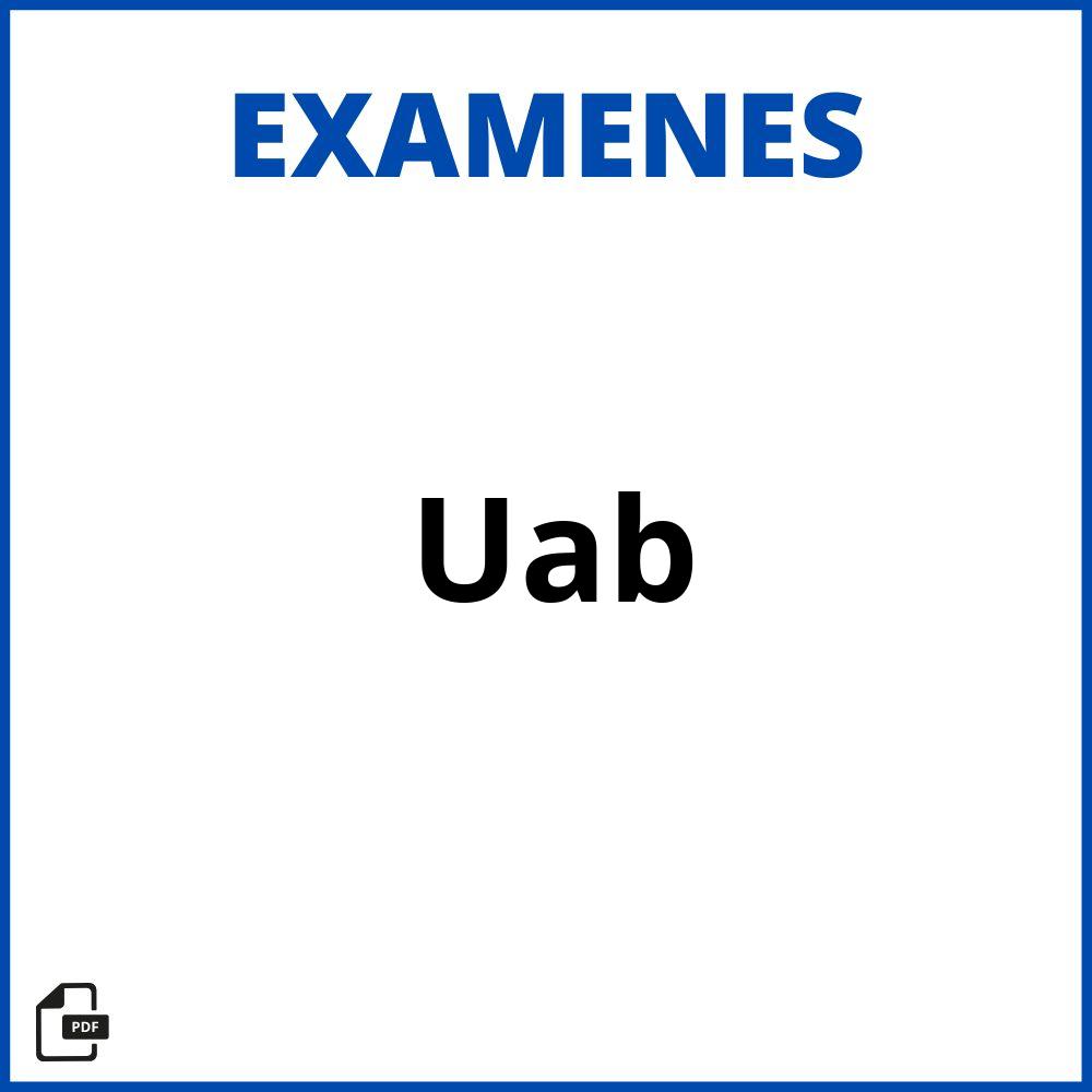 2025 Examenes Uab